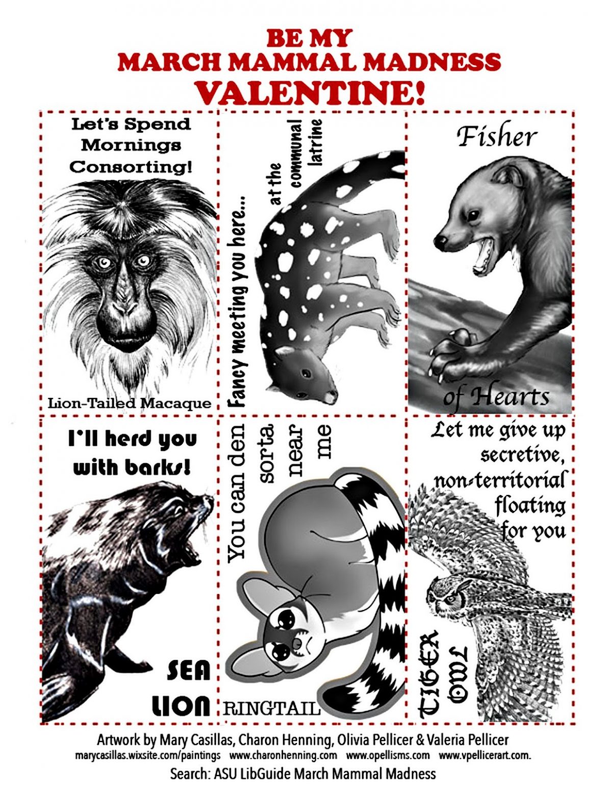 March Mammal* Madness – Los Alamos STEAM Lab