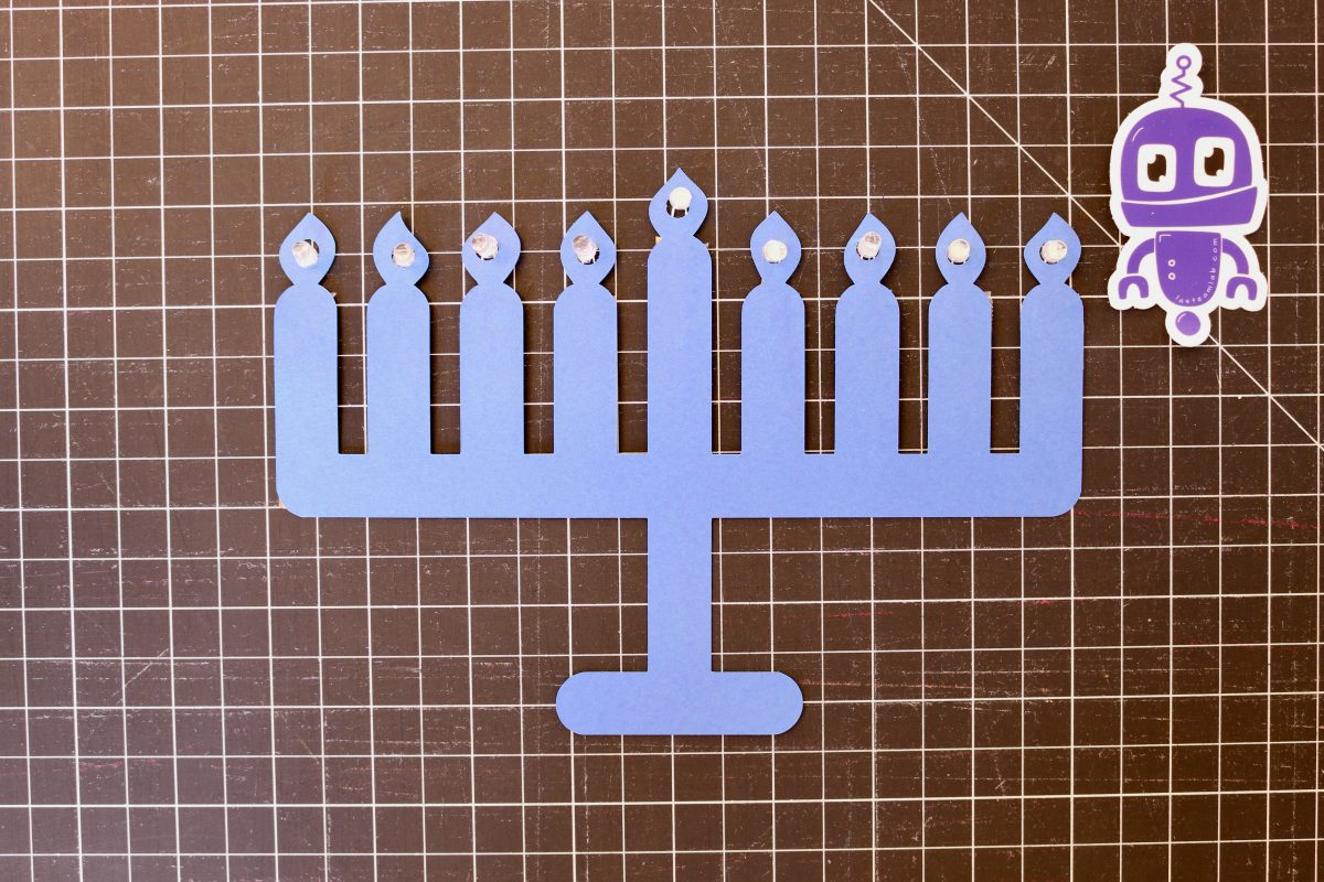 Menorah Paper Circuit Tutorial – Los Alamos STEAM Lab