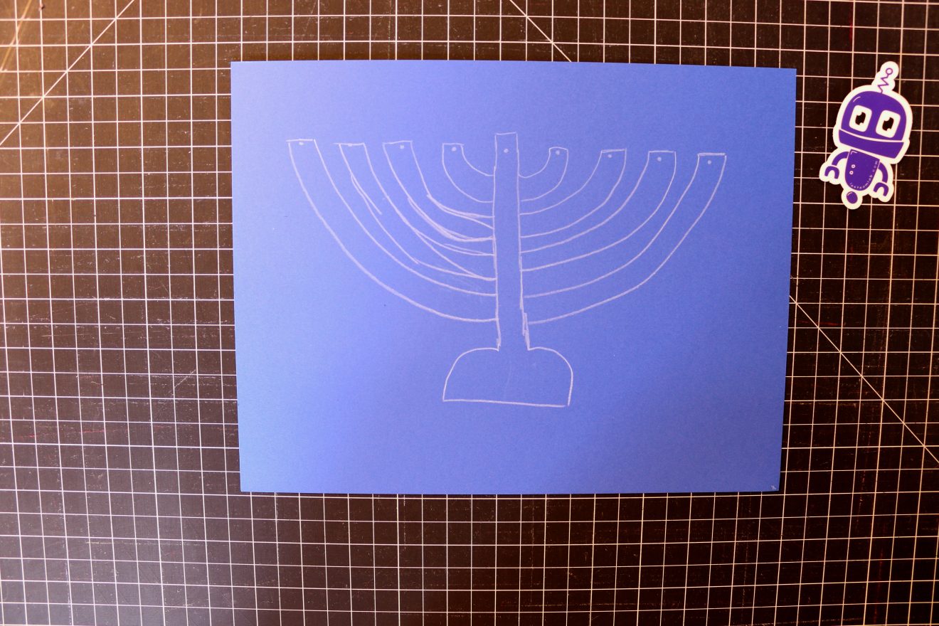 Menorah Paper Circuit Tutorial – Easier Version – Los Alamos STEAM Lab