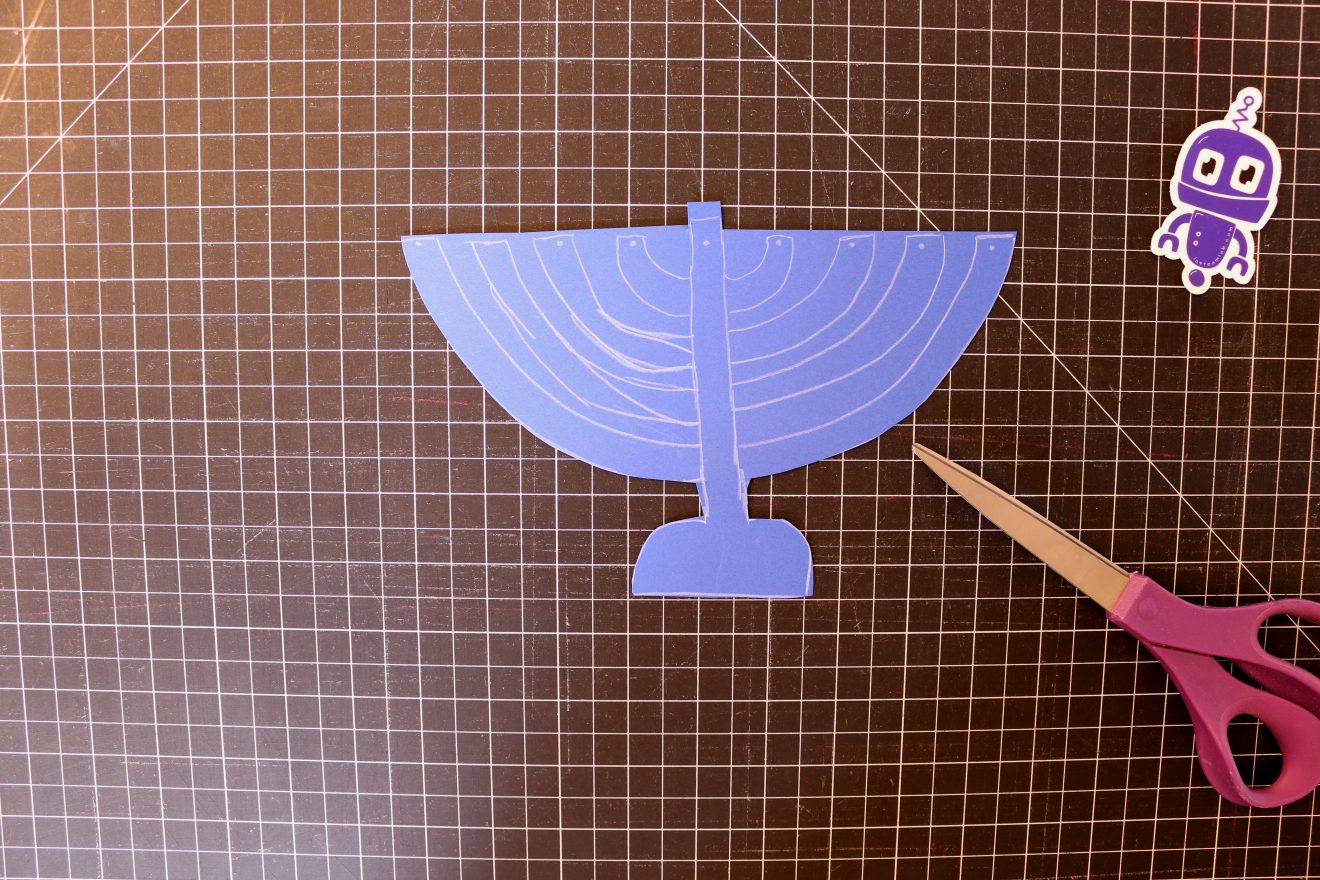 Menorah Paper Circuit Tutorial – Easier Version – Los Alamos STEAM Lab