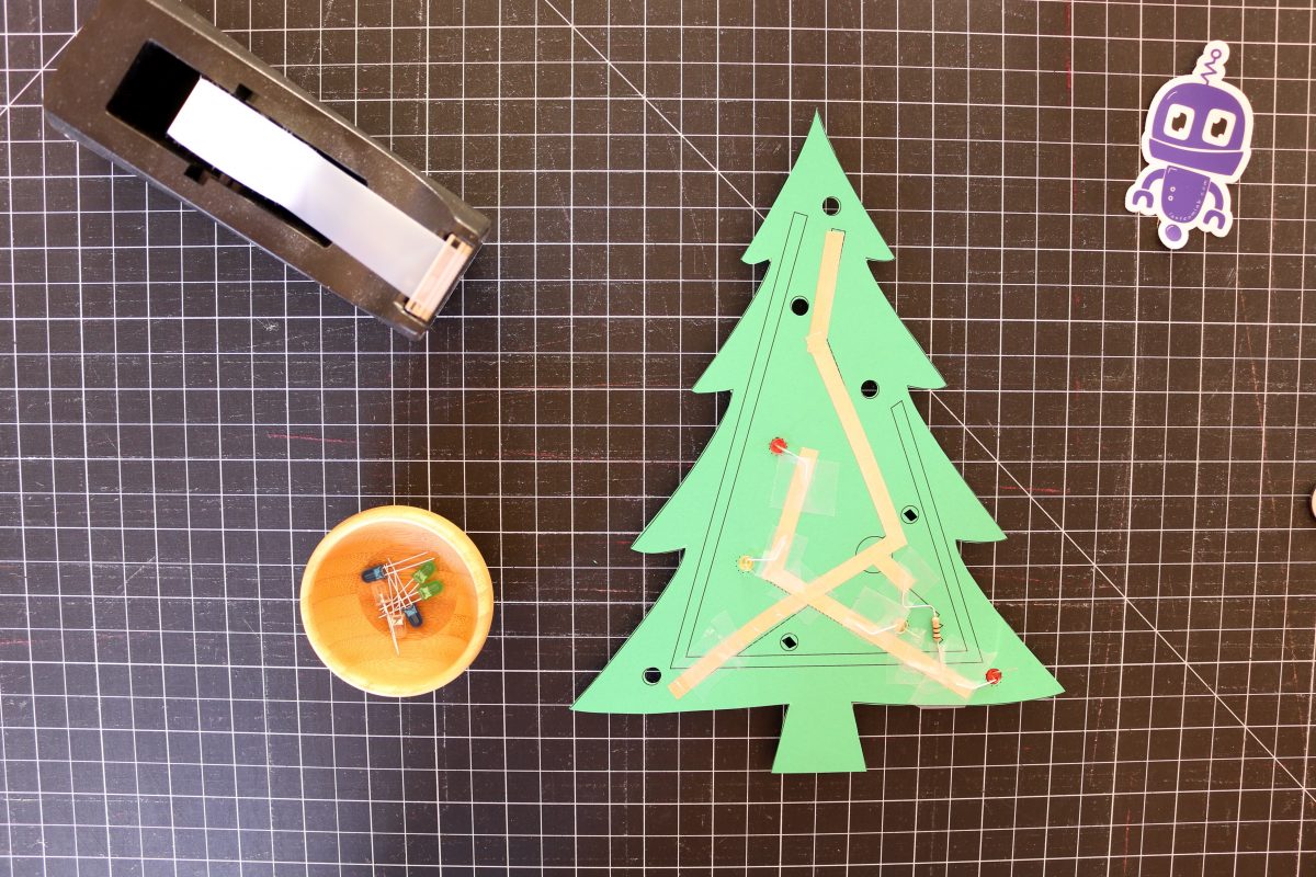 Lit Tree Paper Circuit Tutorial – Los Alamos STEAM Lab