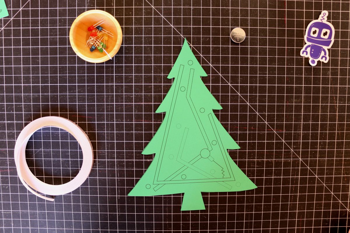 Lit Tree Paper Circuit Tutorial – Los Alamos STEAM Lab